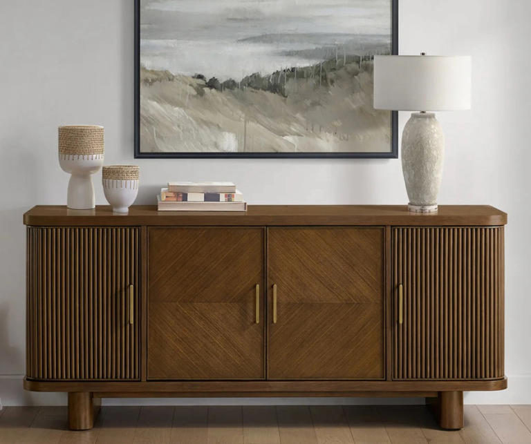 Costco's Montebello accent console offers mid-century style for under $650