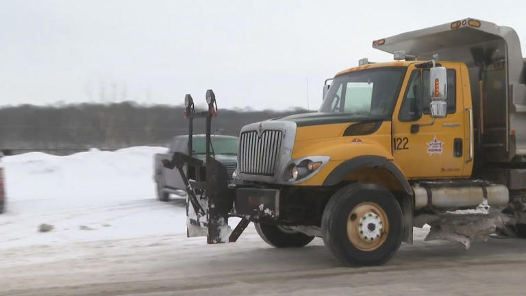 St. Joseph County plow drivers work around the clock to keep roads clear