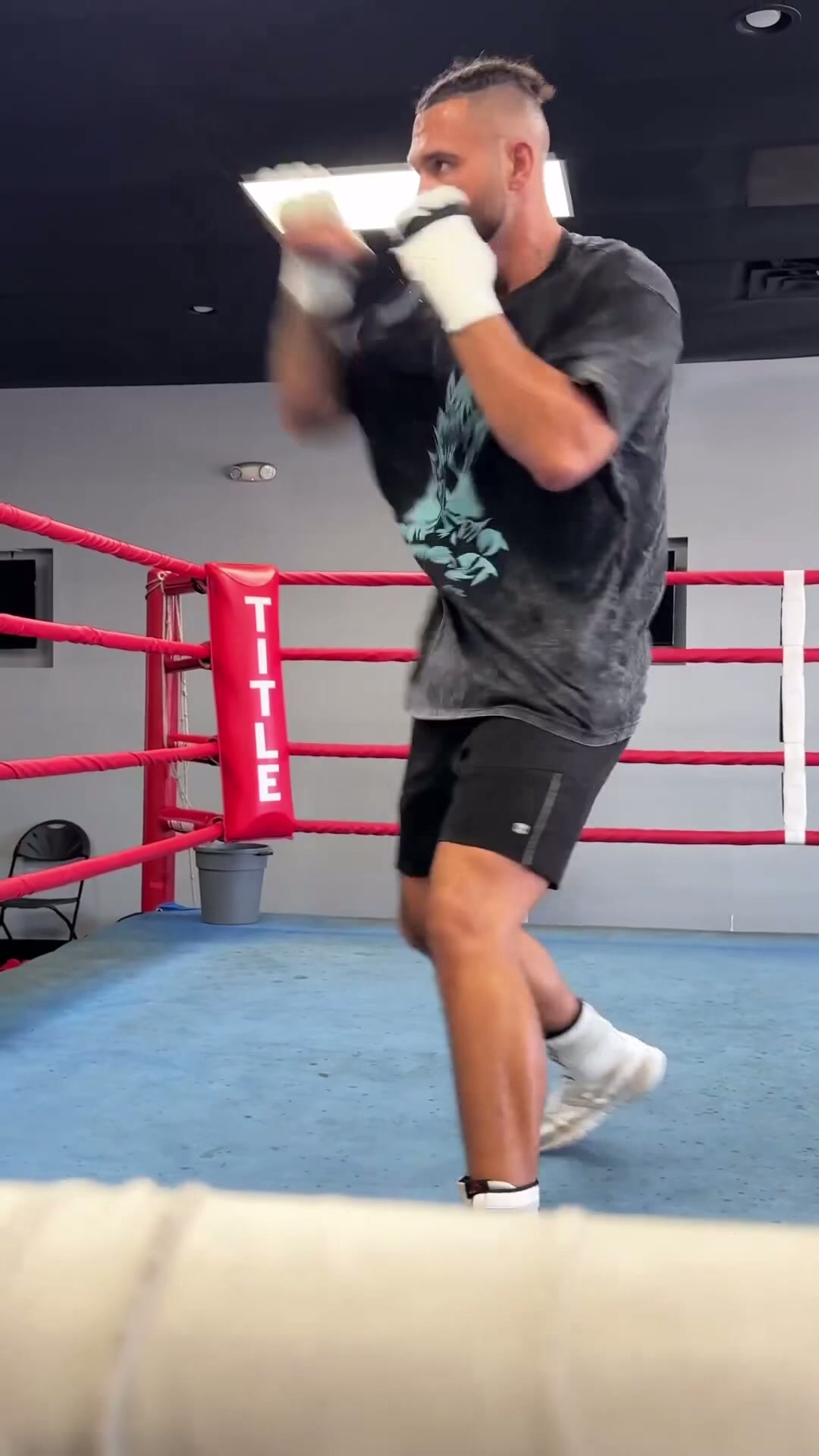 Rob Safar Back in Gym and Shadow Boxing Looking Sharpe After Kovalev Win👀