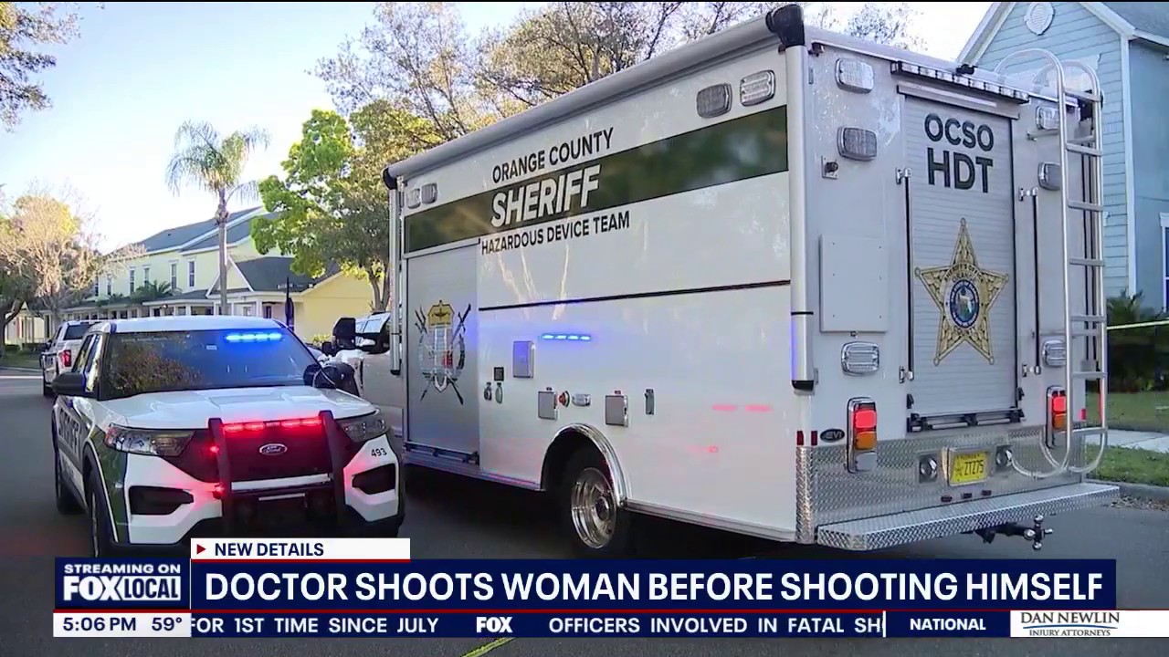 Doctor shoots woman before turning gun on self, deputies say