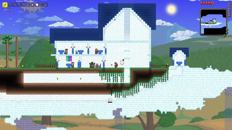How to play Skyblock in Terraria