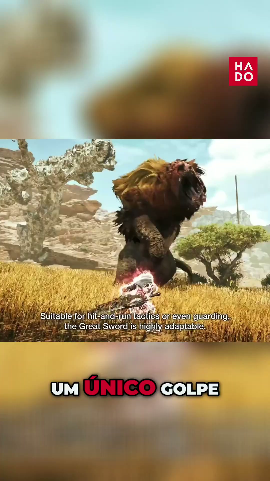 Guia de armas de Monster Hunter: espadão