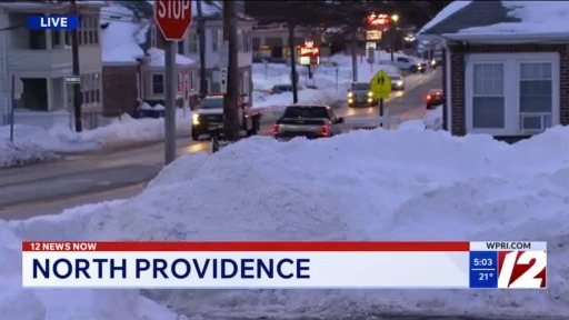 Piles of snow make school drop-off, pick-up difficult