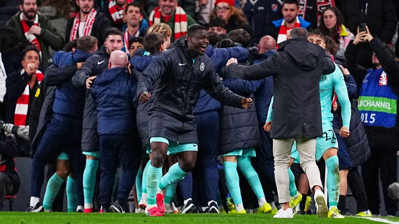 Champions: Ath. Bilbao-Sporting, 2-3 (crónica)