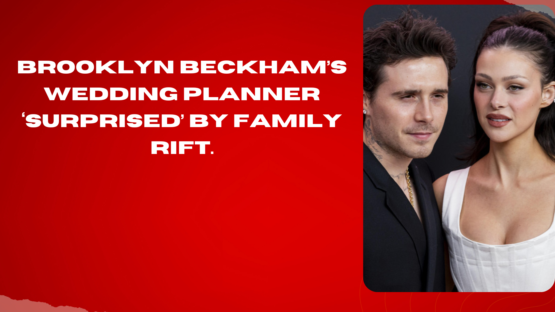 Brooklyn Beckham’s wedding planner ‘surprised’ by family rift