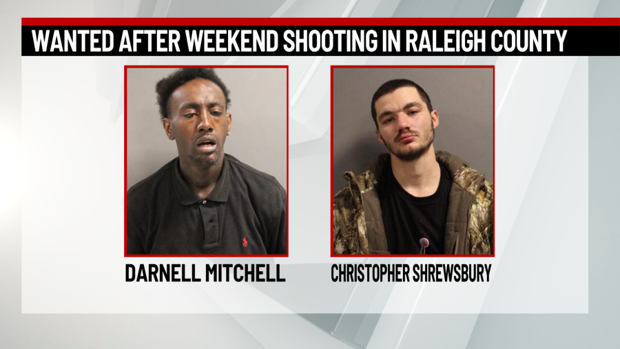 Two people wanted after shooting in Raleigh County