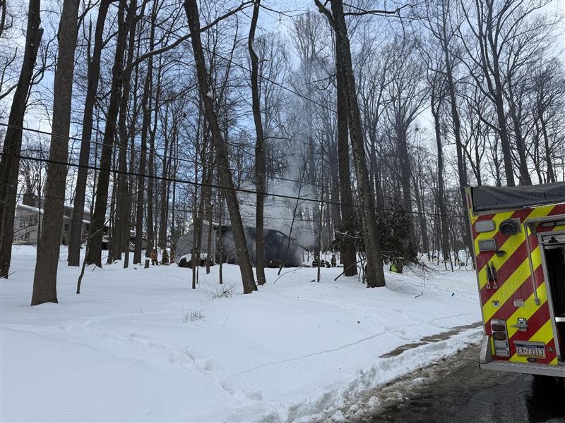 Fire crews respond to DuBois chimney fire, total loss