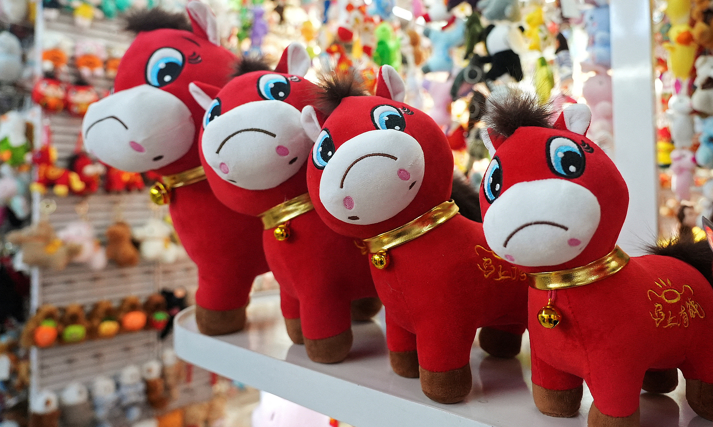 Accidental 'crying horse' toy goes viral in China ahead of Lunar New Year
