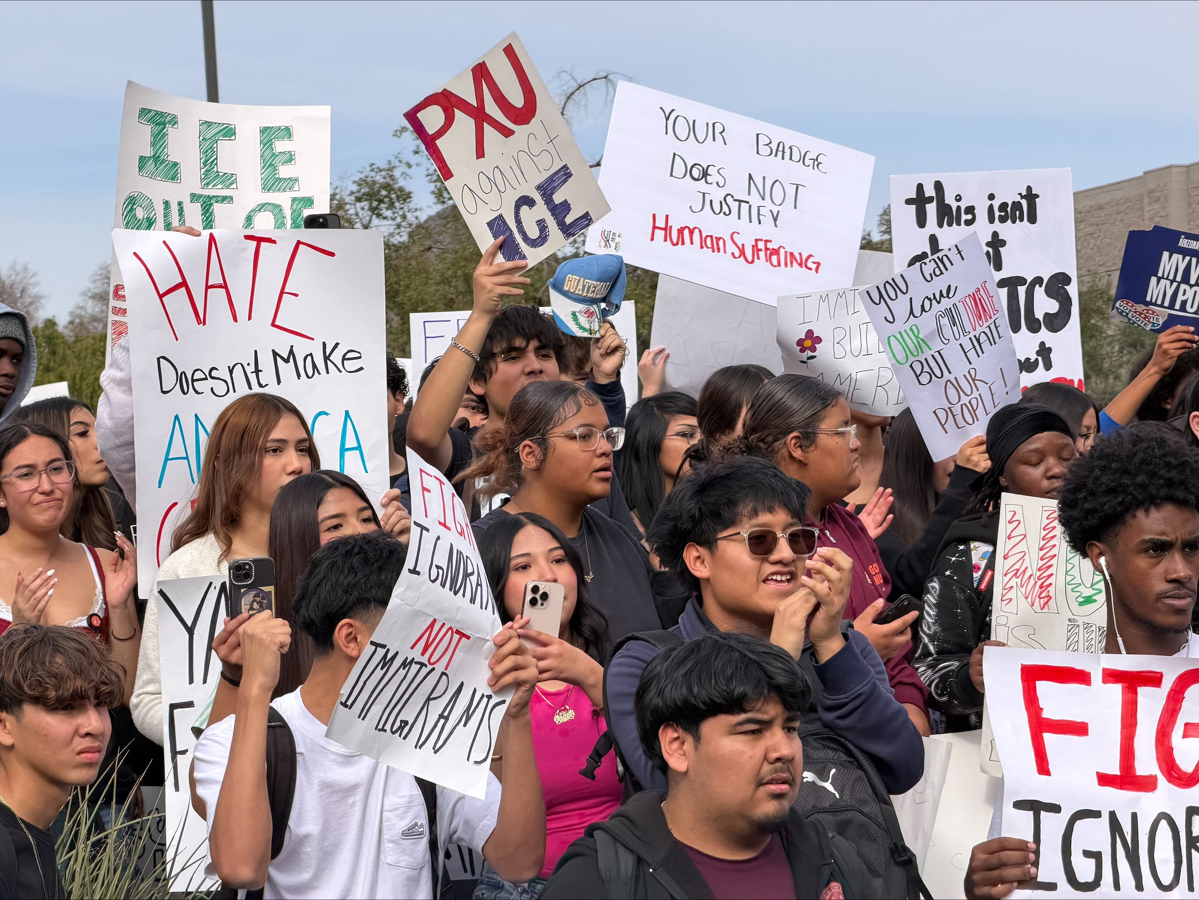 Phoenix police sergeant fired after incident at anti-ICE protest