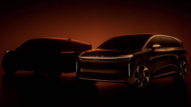 Lucid just made the first prototypes of its upcoming mid-size SUV
