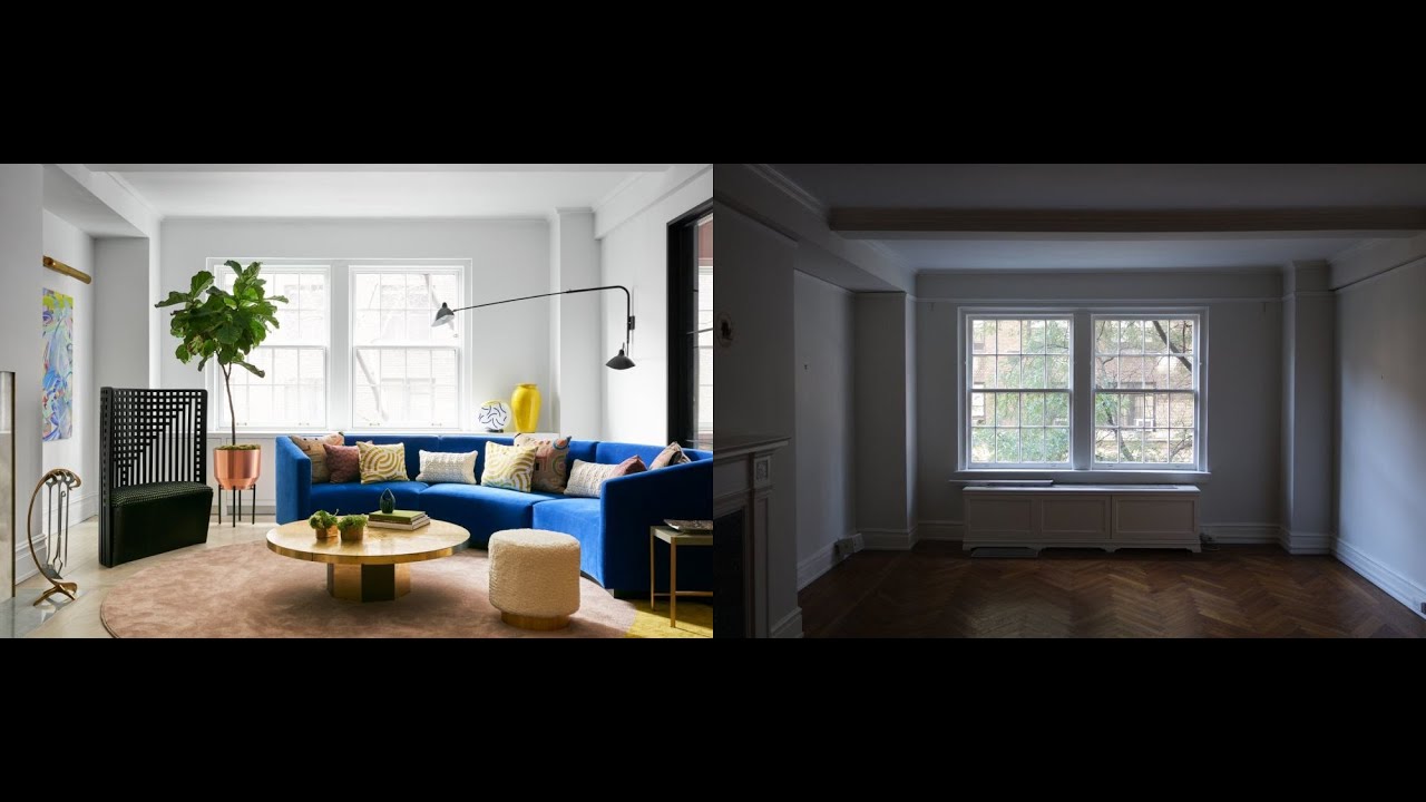 The stunning before and after transformation of a prewar apartment
