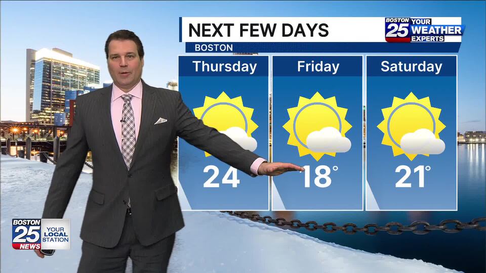 Boston 25 weather: Wednesday evening weather