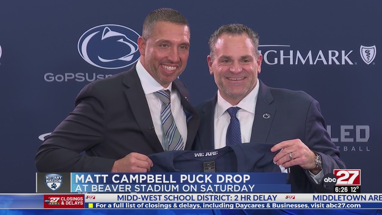 Matt Campbell to drop puck at Penn State outdoor game