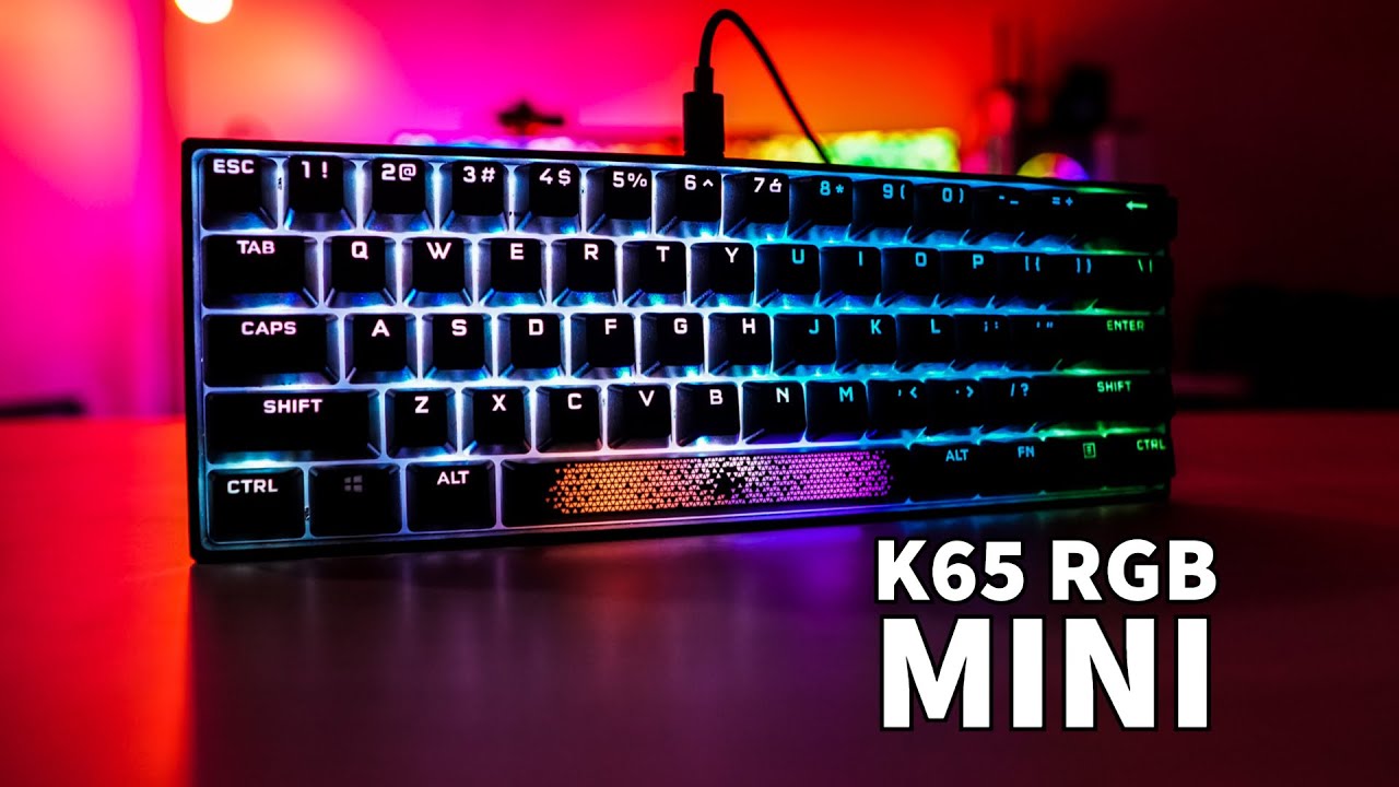Corsair's first 60% keyboard | K65 RGB mini