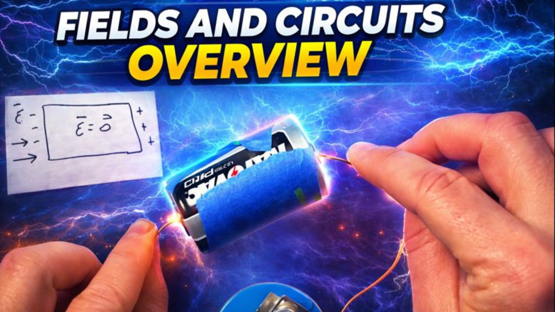 Electric fields and circuits: Complete chapter 18 summary
