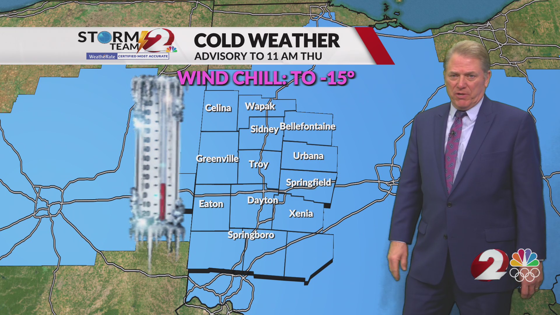 Today’s Miami Valley forecast: 1/28/25
