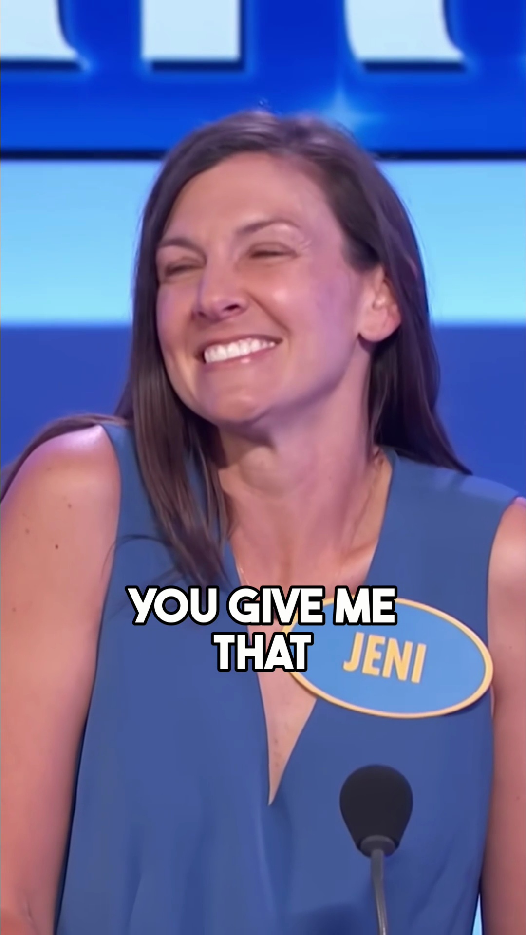Jeni’s answer has Steve Harvey fired up on Family Feud