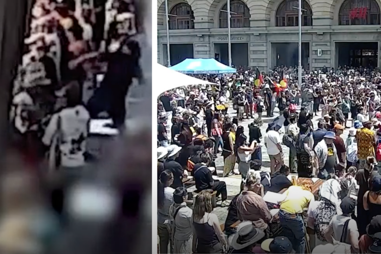 Man throws 'homemade bomb' at crowd of thousands in Australia