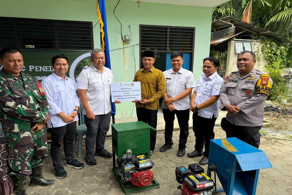 EMP Bentu–Korinci Baru dukung melebung dengan mesin serut lidi