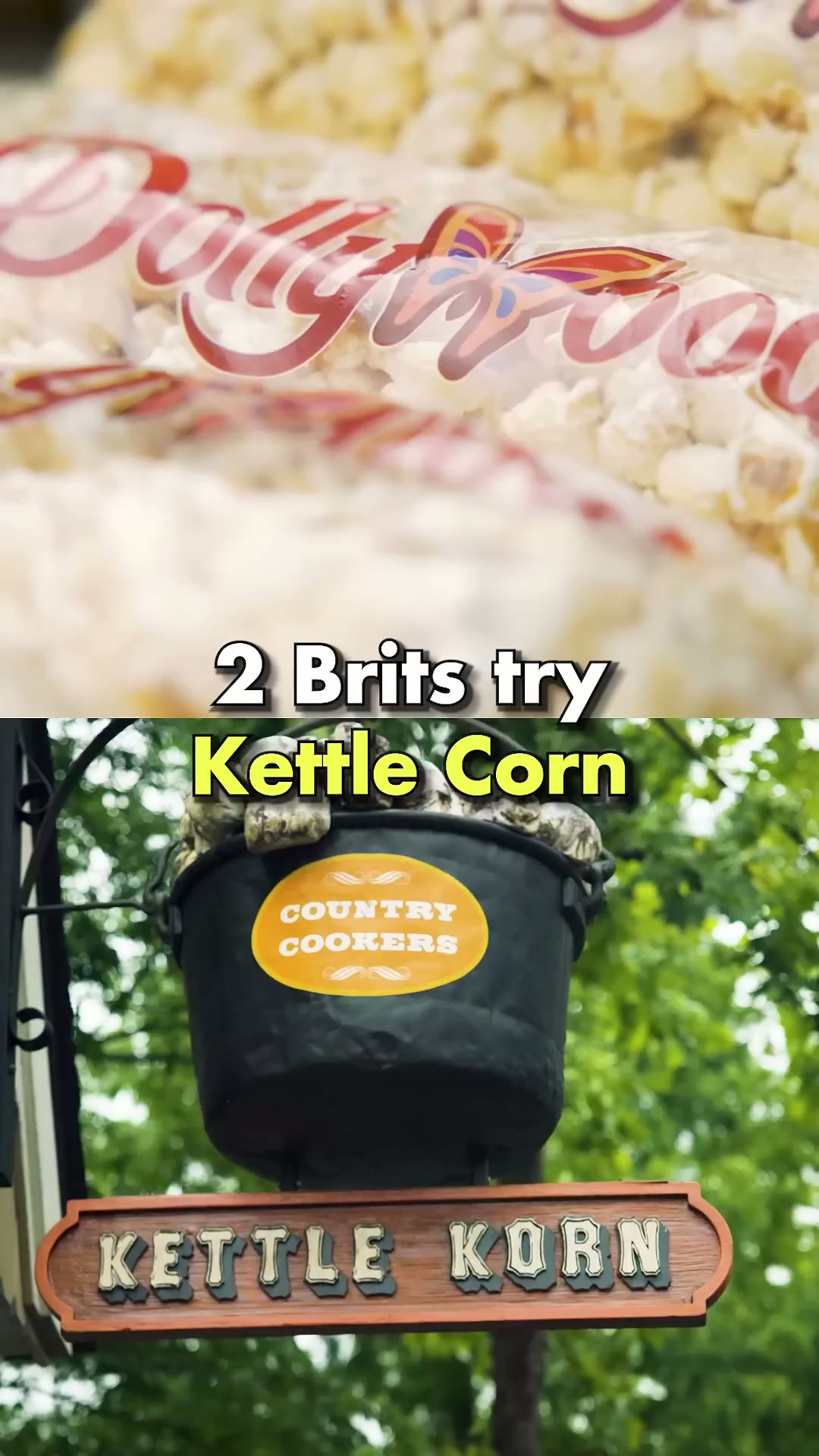 British guys try kettle corn for the first time | Sweet & salty surprise!