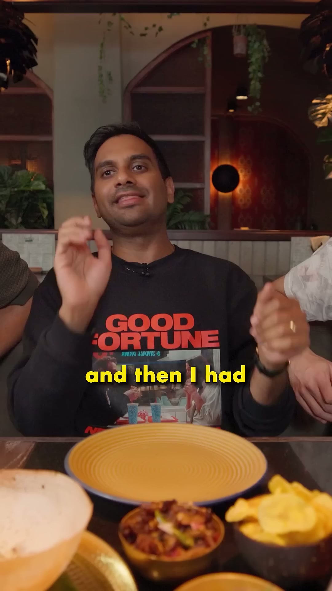 Aziz Ansari took us to his favorite Indian restaurant!