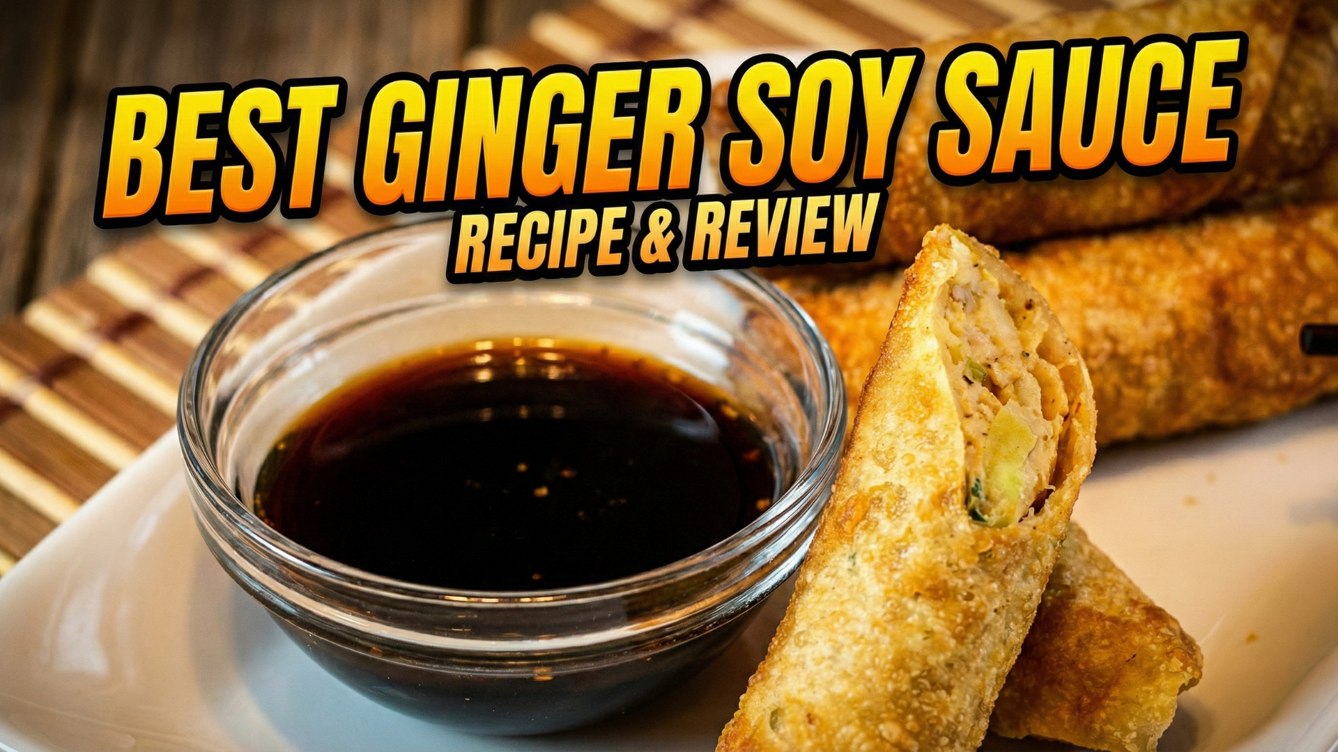 How to make the best ginger soy dipping sauce