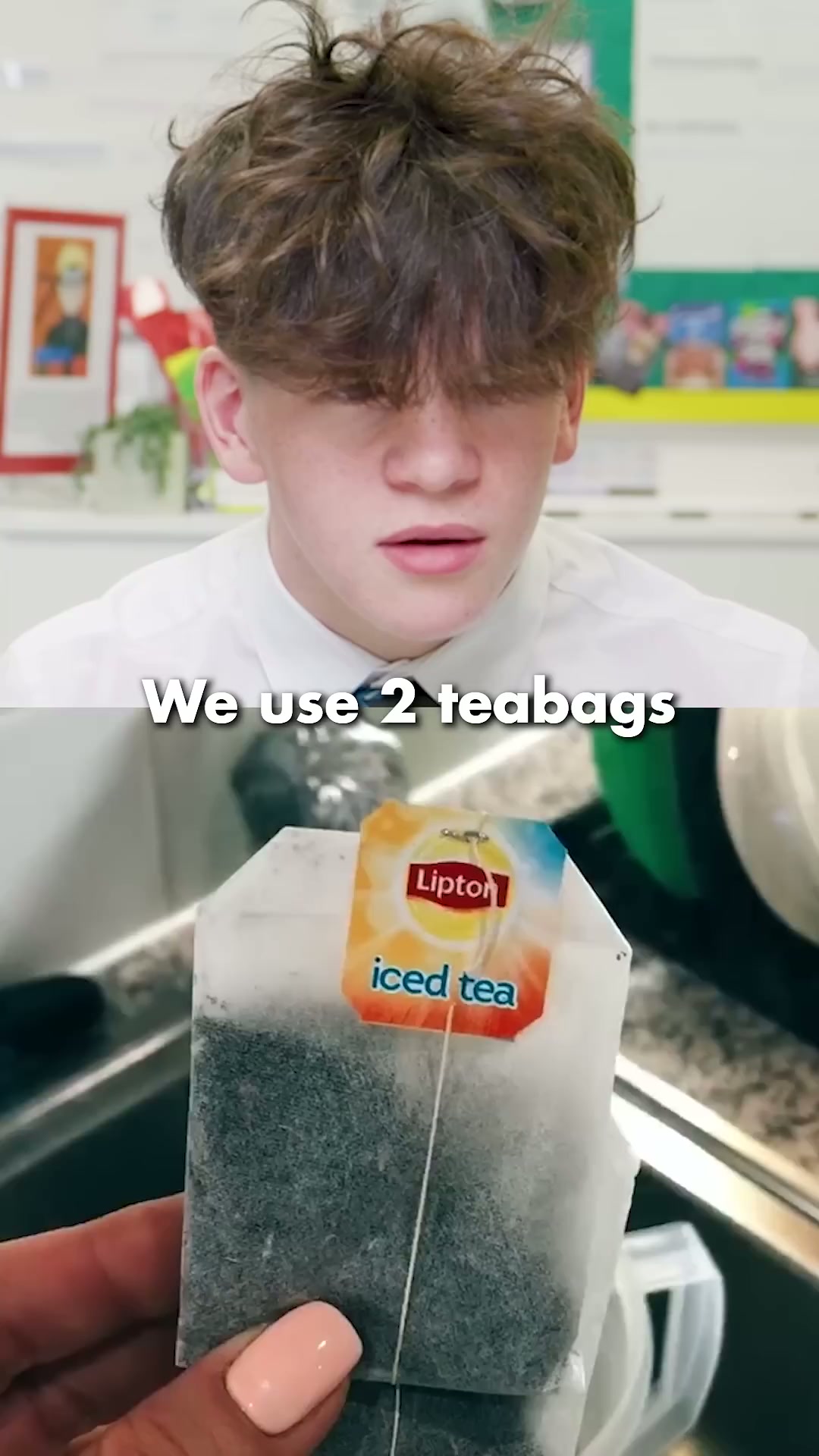 British students react to American iced tea: Too much sugar?