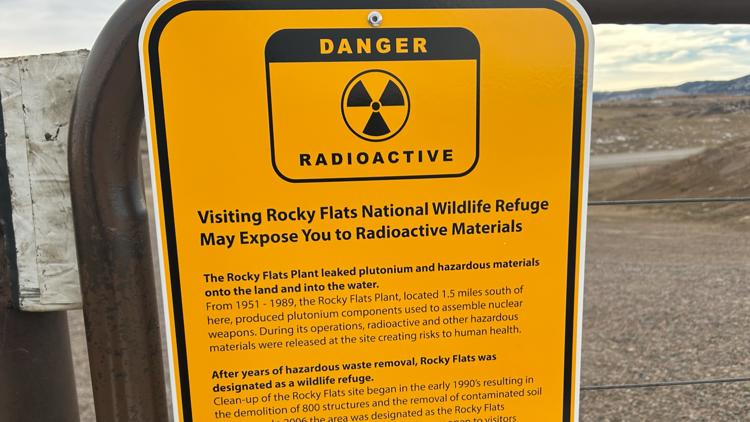 'Danger radioactive' warning signs posted near Rocky Flats trail entrances