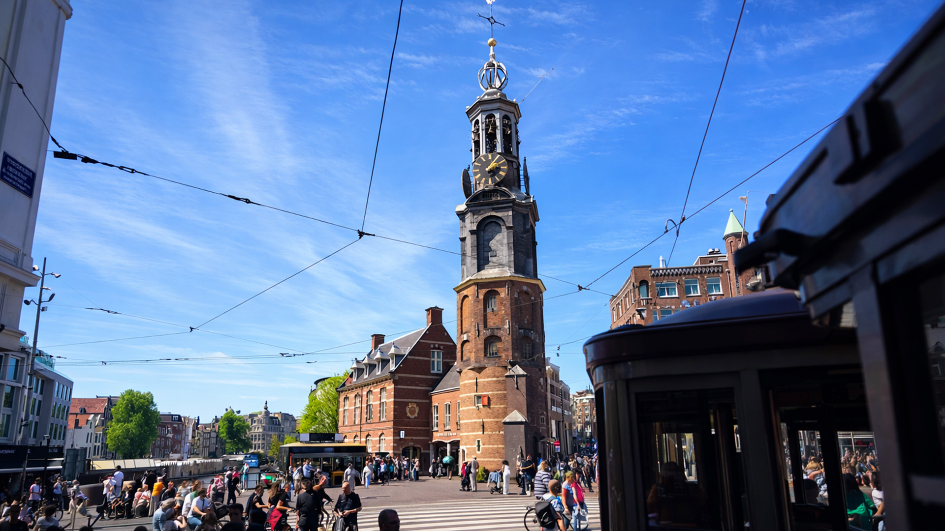 Have you taken a tram through Amsterdam?