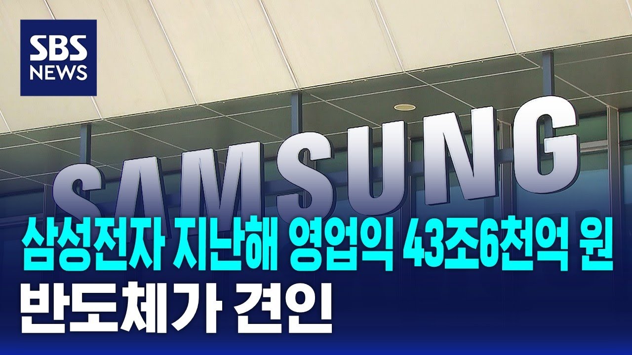 삼성전자 지난해 영업익 43조6천억 원…반도체가 견인 / SBS