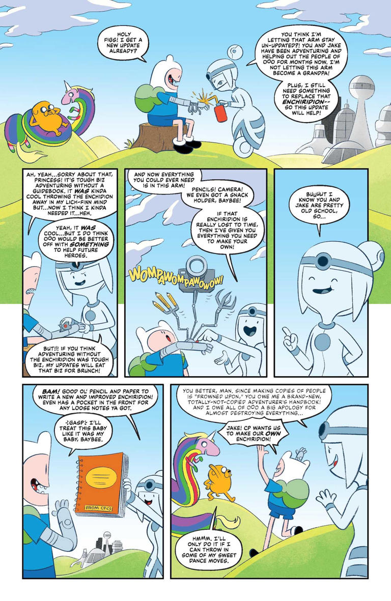 Adventure Time starts a new story, as Finn gets a new robotic arm