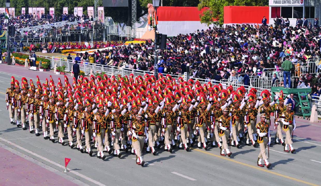 Delhi Police declared best marching contingent at R-DAY 2026 parade