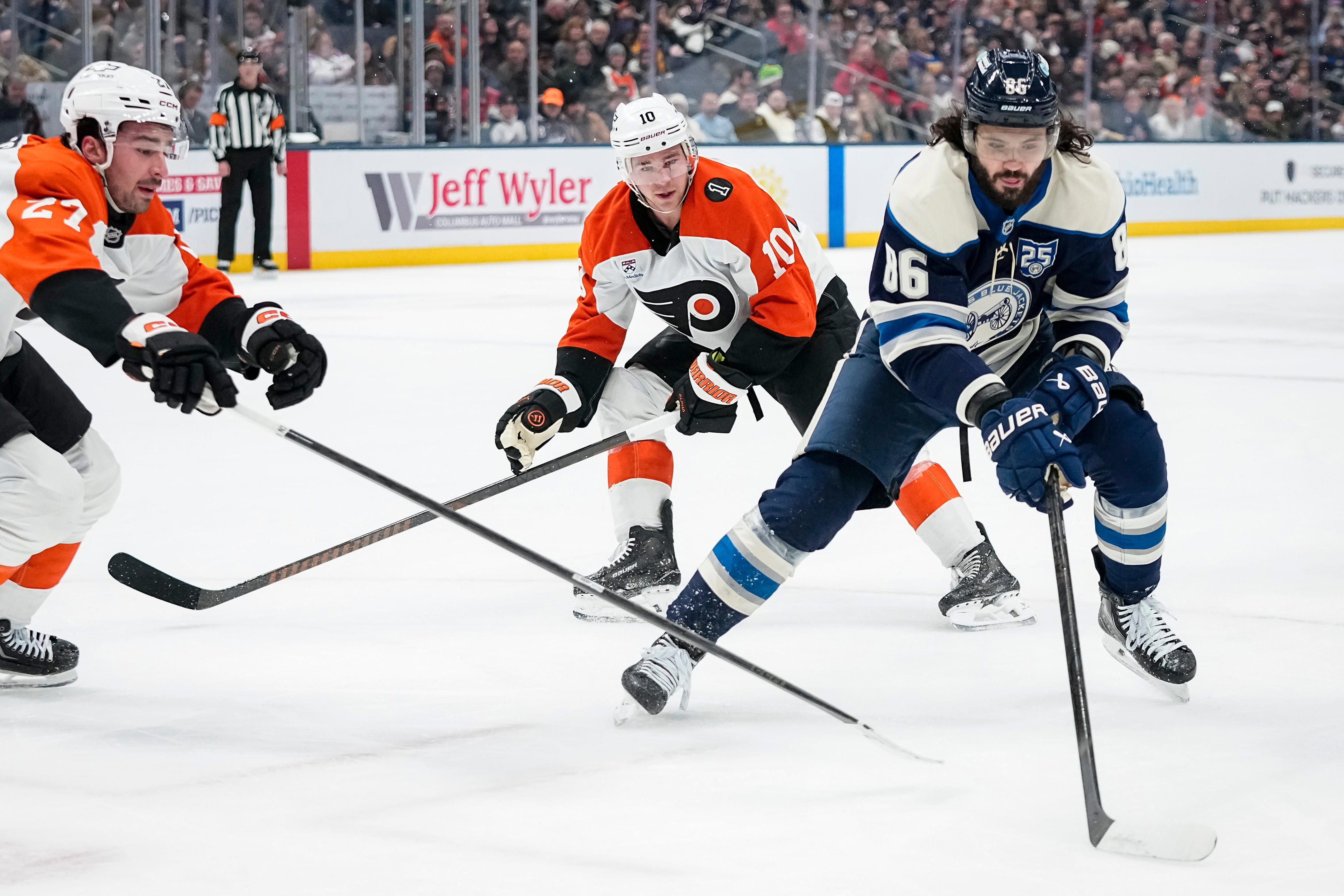 Kirill Marchenko misses Columbus Blue Jackets practice with illness