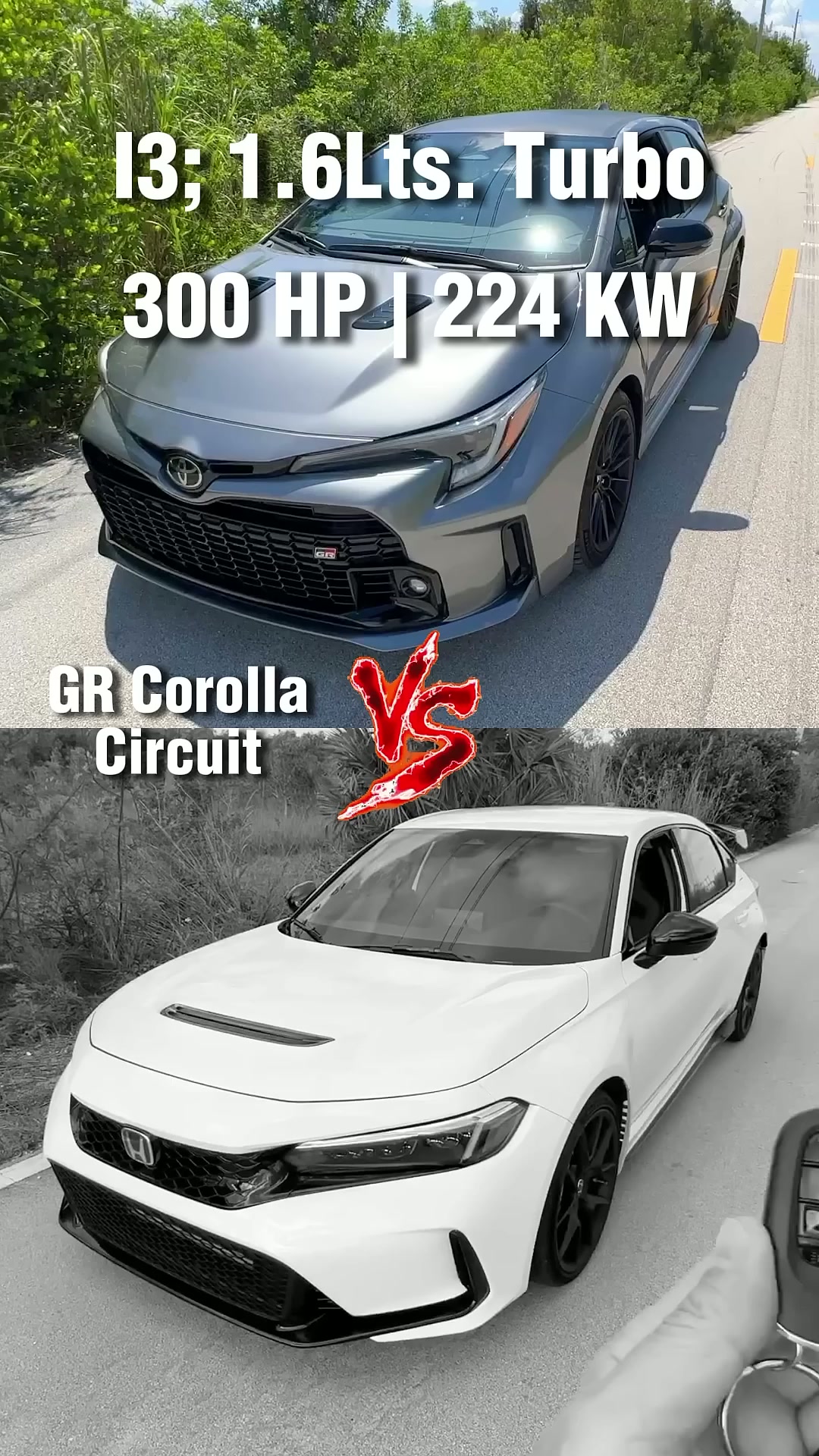 Toyota GR Corolla vs Honda Civic Type-R: el mejor hot hatch 2025 ...