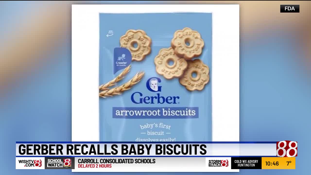 Gerber recalls baby biscuits