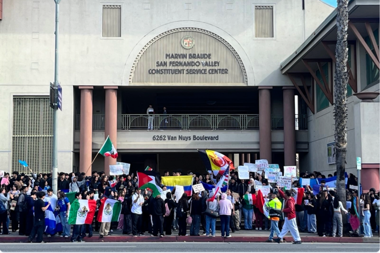 Students across San Fernando Valley plan school walkout to protest ICE