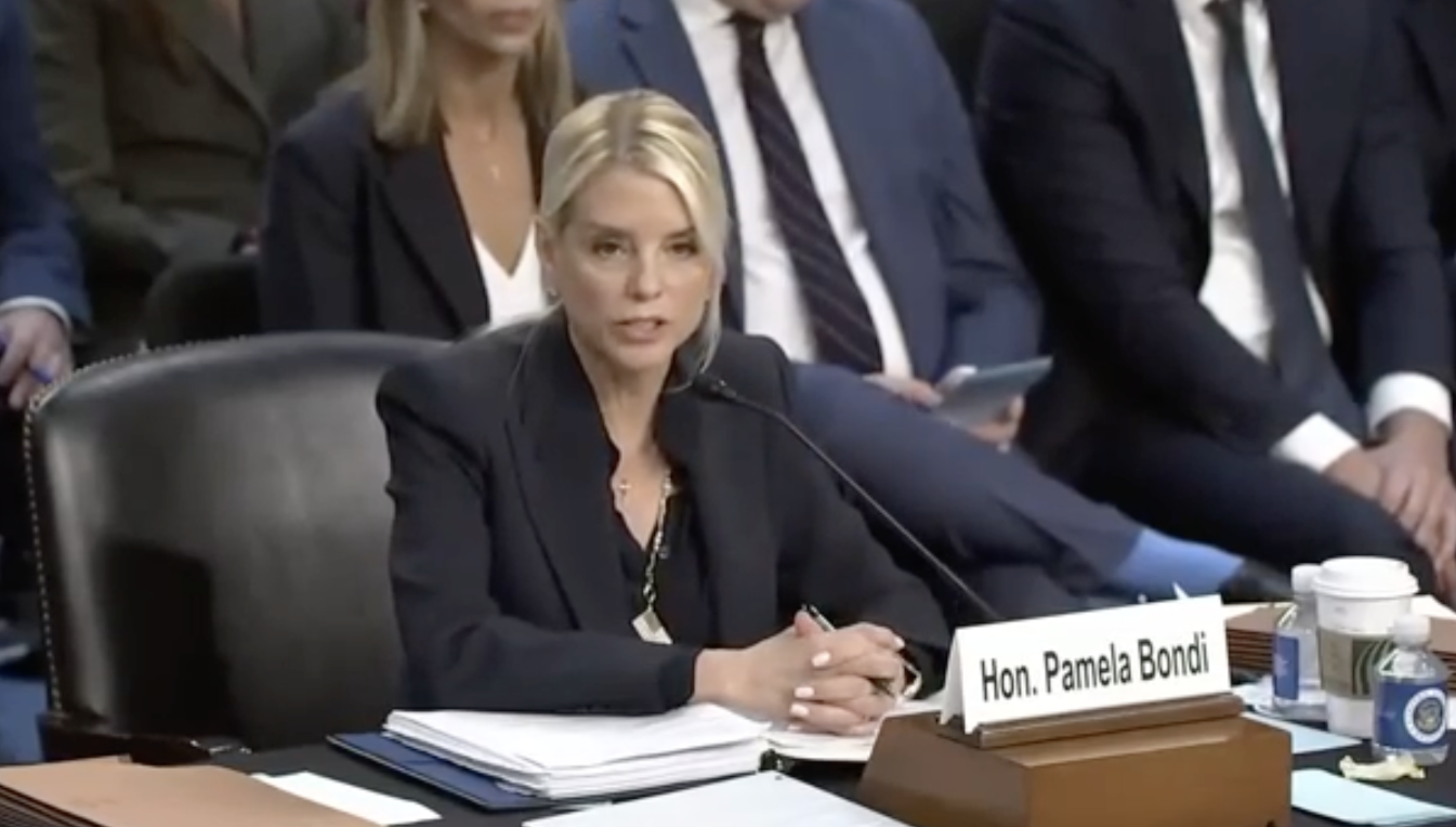 'I'm not going to be lectured by you': Pam Bondi erupts into petty ...
