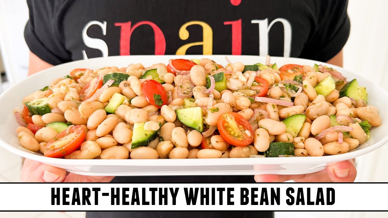 White bean and cucumber salad: Healthy 15-minute recipe