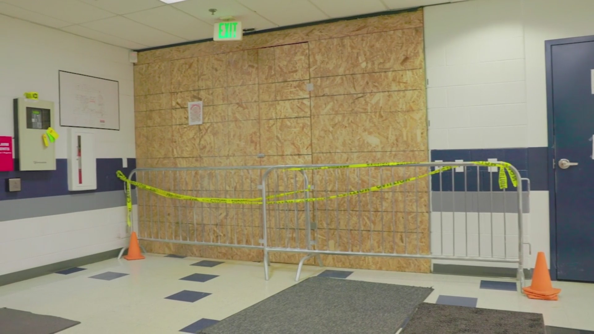 Driver arrested after crashing into Greeley school