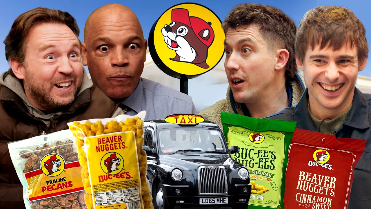 British taxi drivers try Buc-ee’s for the first time!