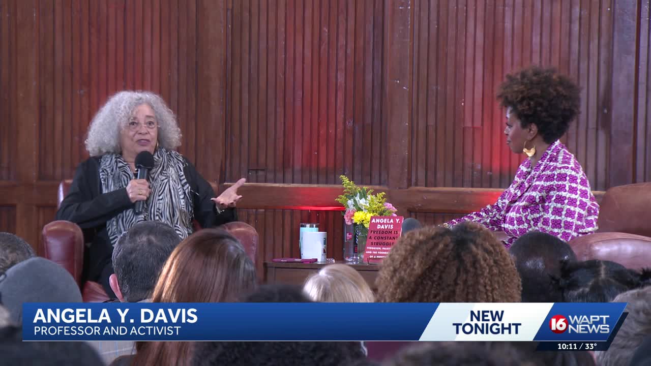 Angela Davis speaks at Tougaloo College on justice, freedom and global ...