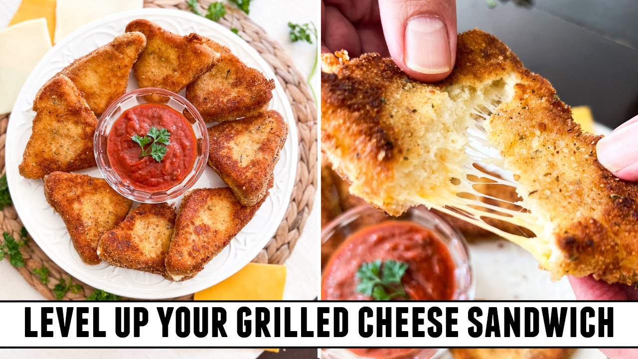 Crispy grilled cheese sandwiches: Easy and delicious homemade recipe
