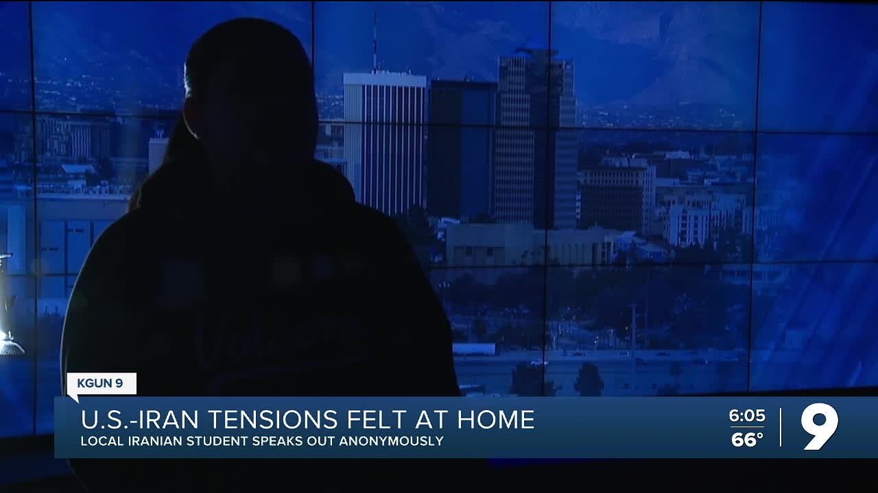 Local Iranian student speaks out as tensions escalate between US., Iran
