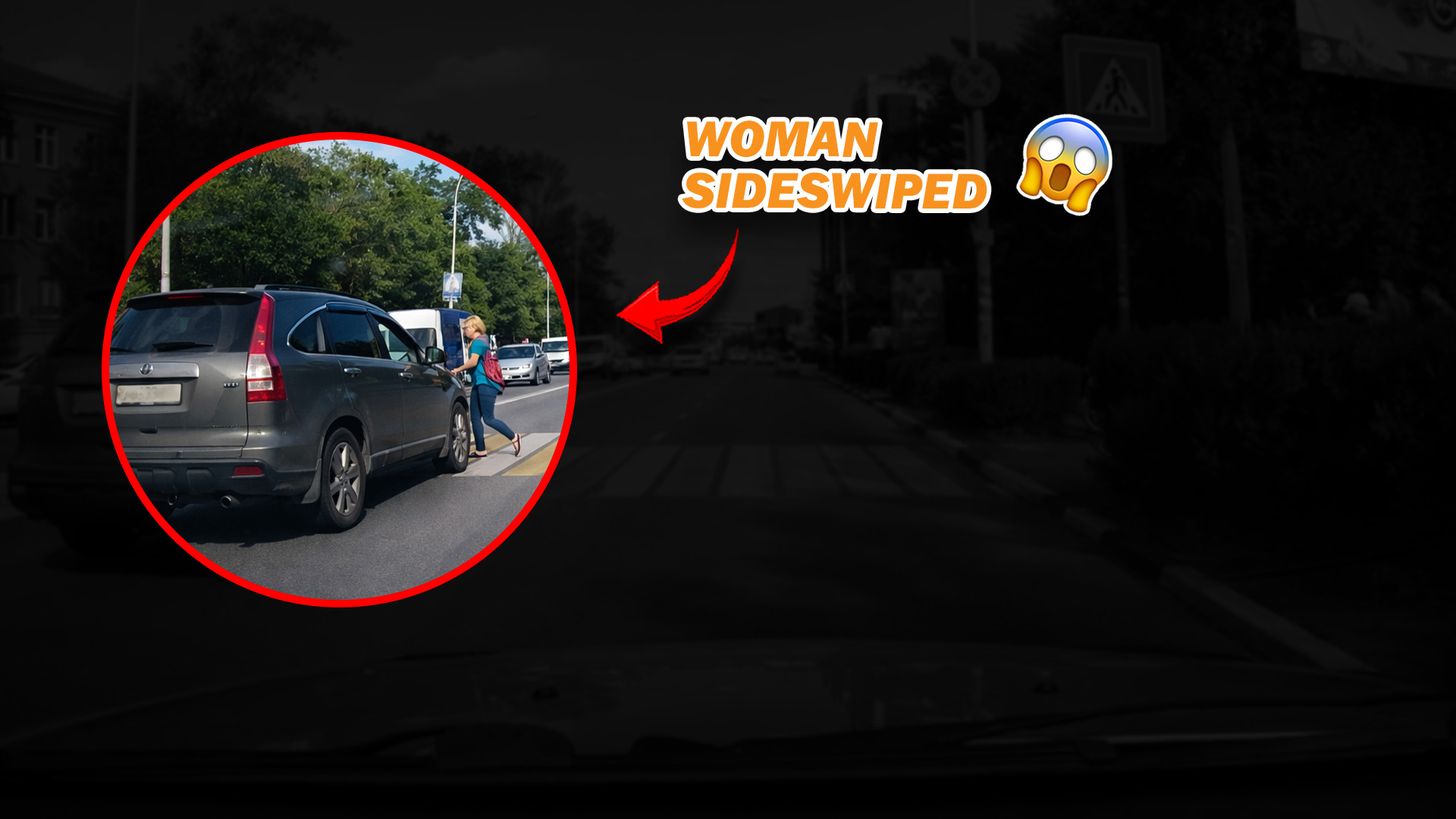 Pedestrian hit while crossing the street