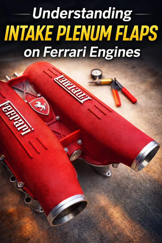 Understanding intake plenum flaps on Ferrari engines