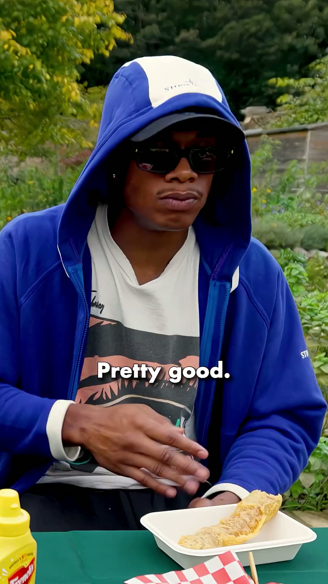 Battered sausage vs corn dog with NFL players!