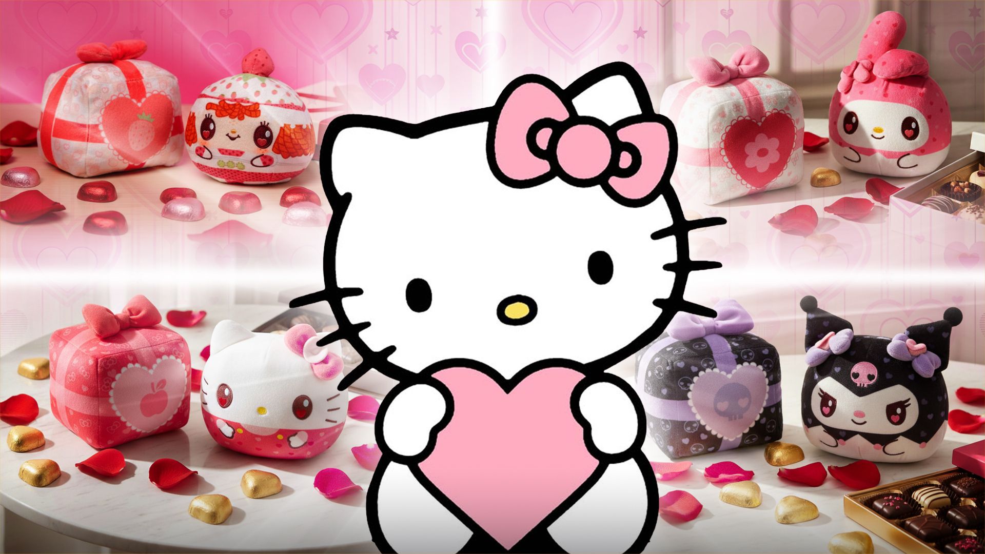 Sanrio skips candy & flowers with new Hello Kitty, Kuromi & more plush ...