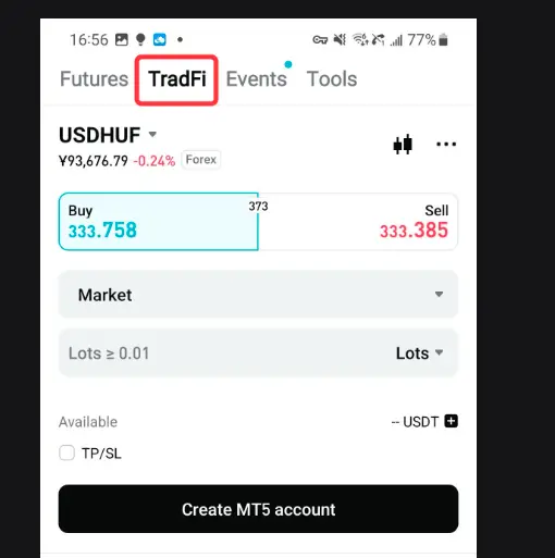 Trading gold with USDT: A hands-on look at Bitget TradFi