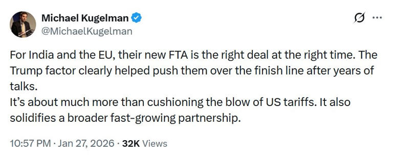 EU, Canada gave middle finger to Trump with India deals