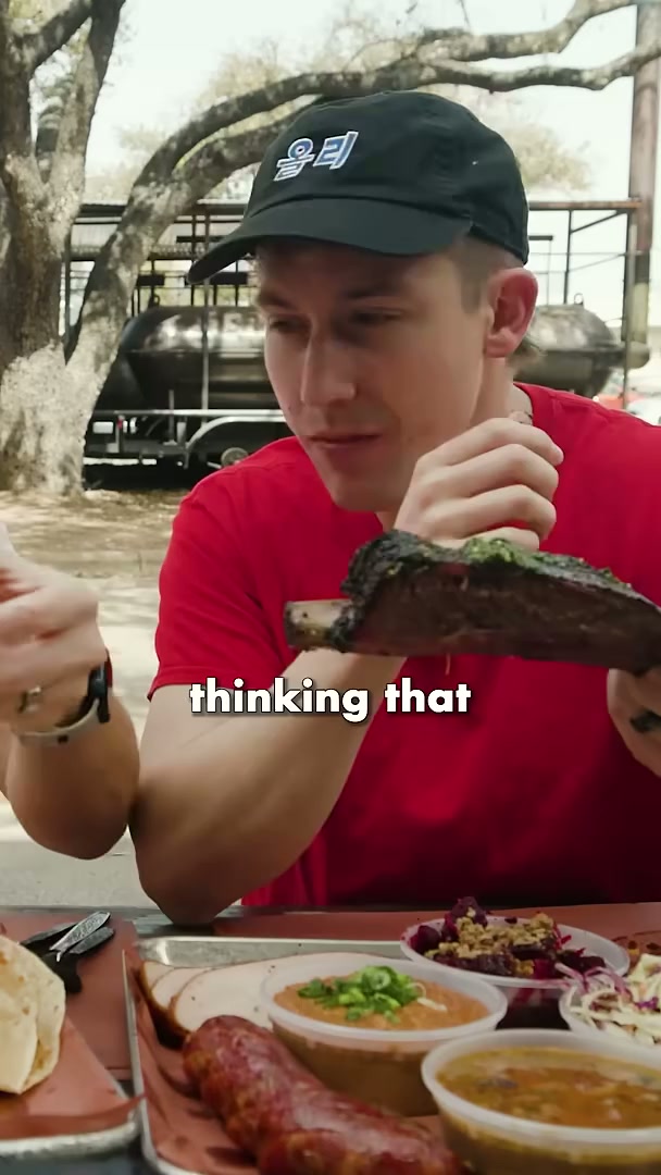 Two Brits try Michelin star Texas beef rib!